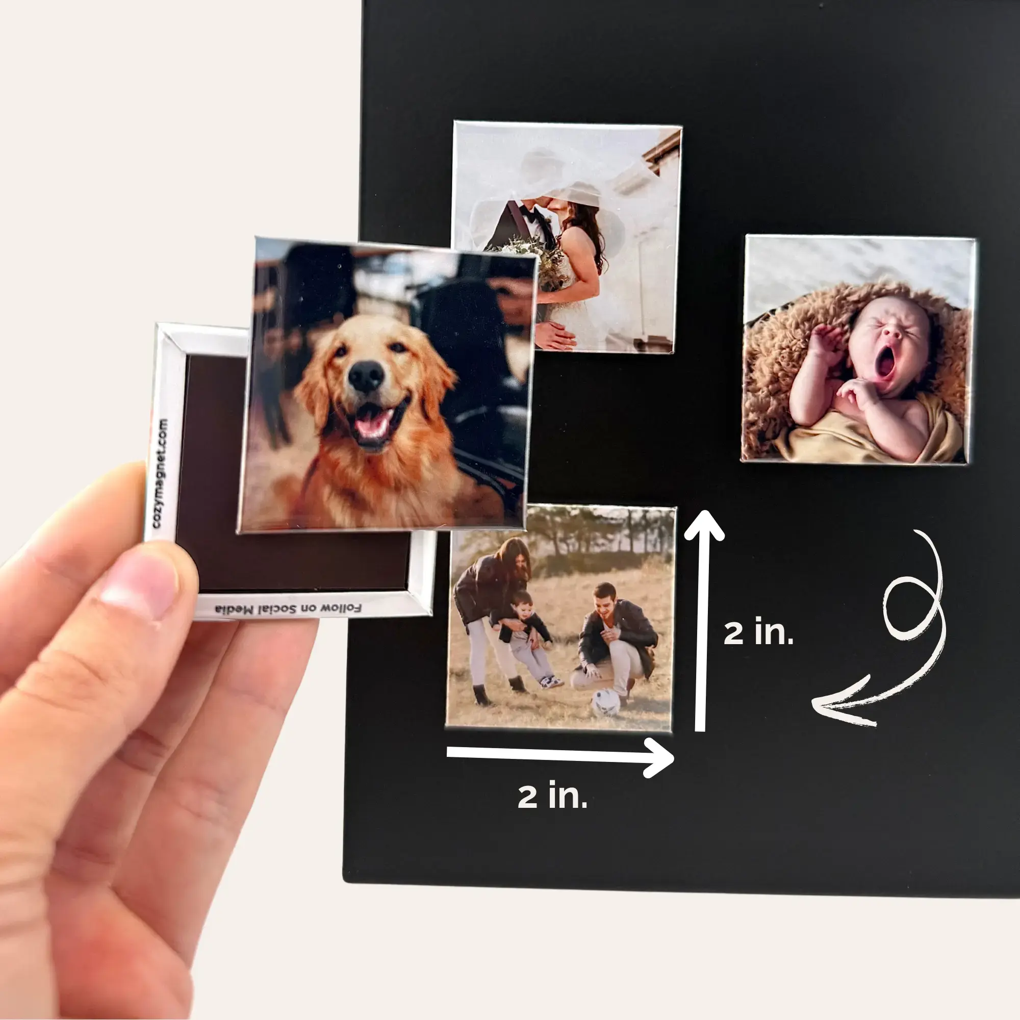 Custom Personalized Photo Magnets - Personalized Gift Ideas – The Cozy ...